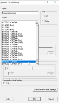 Set Up TWAIN Scanning on a Kyocera Printer