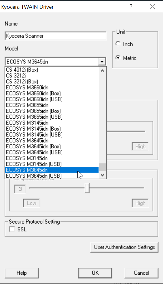 How to do TWAIN scanning on a Kyocera printer